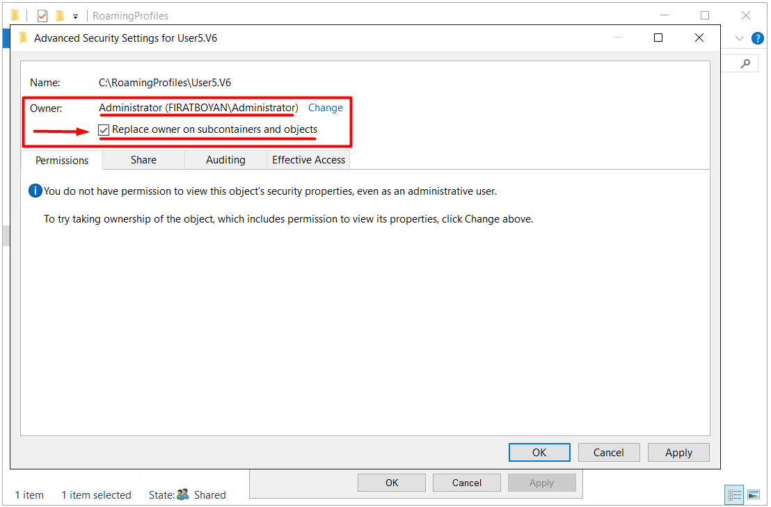 Mandatory Profile (Zorunlu Profil)