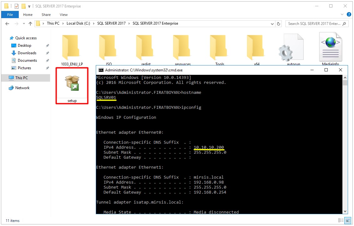 SQL Server 2017'de Kurulum Adımları ve Yapılandırma